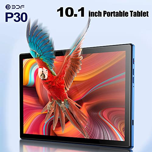 mewmewcat Tablet Computer, P30 10.1 inch Portable Tablet MTK6762 Processor 4GB+64GB Memory 1280 * 800 Resolution Android 11.0 System Rose Gold US Plug