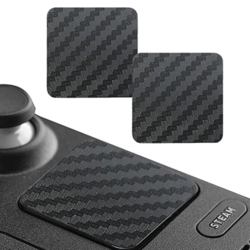 Pomrone 2 Pairs Anti-Scratch Stickers for SteamDeck Game Consoles Touchpad Protector Styling Protector for Stem Deck Game Controller