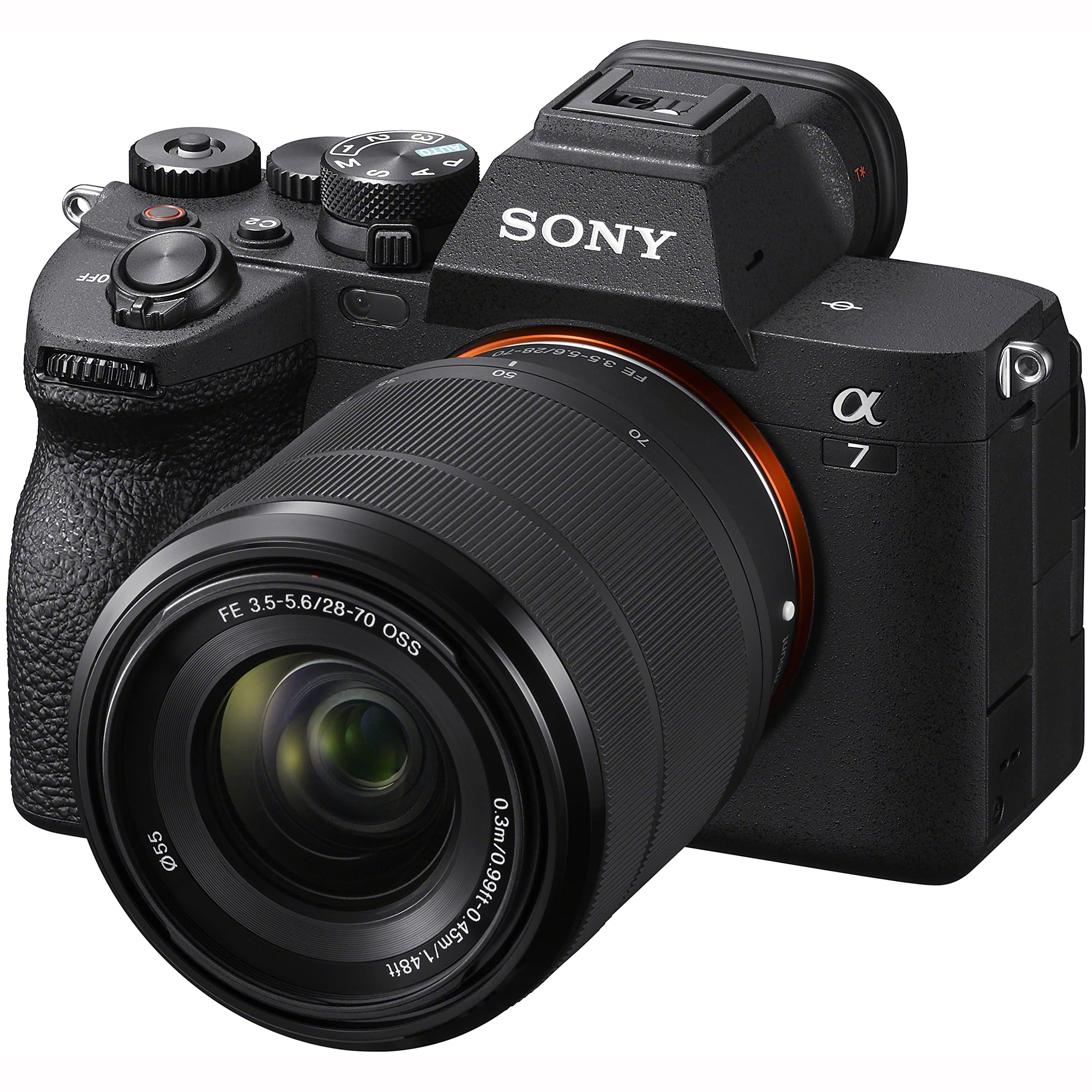 Sony a7 IV Full Frame Mirrorless Camera Body with 2 Lens Kit FE 12-24mm F2.8 GM G Master + 28-70mm ILCE-7M4K/B + SEL1224GM Bundle w/Deco Gear Backpack + Monopod + Extra Battery, LED and Accessories