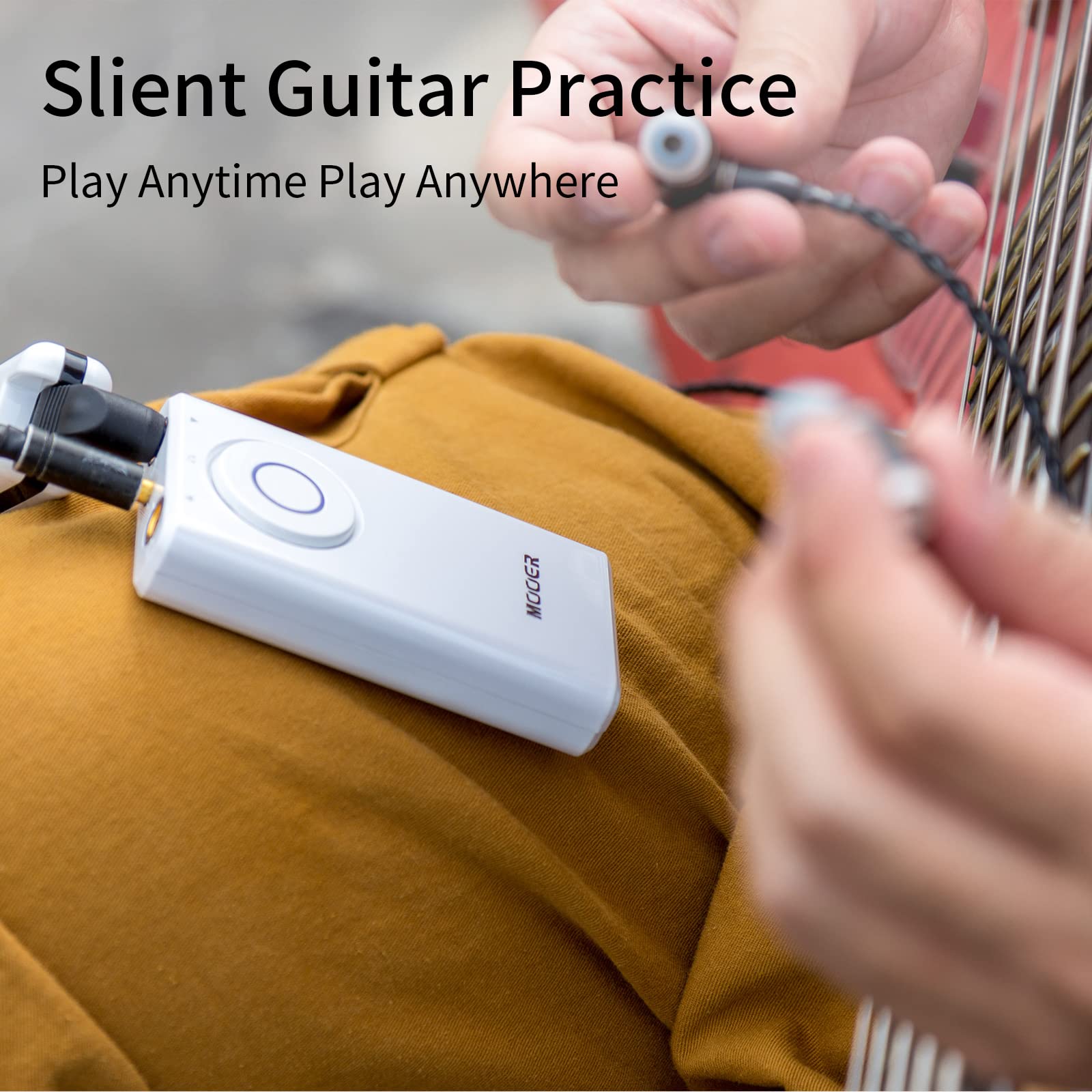 MOOER PRIME P1 Intelligent Pedal Practice Set, Guitar Amp, Footswitch Controller for Guitar and Bass