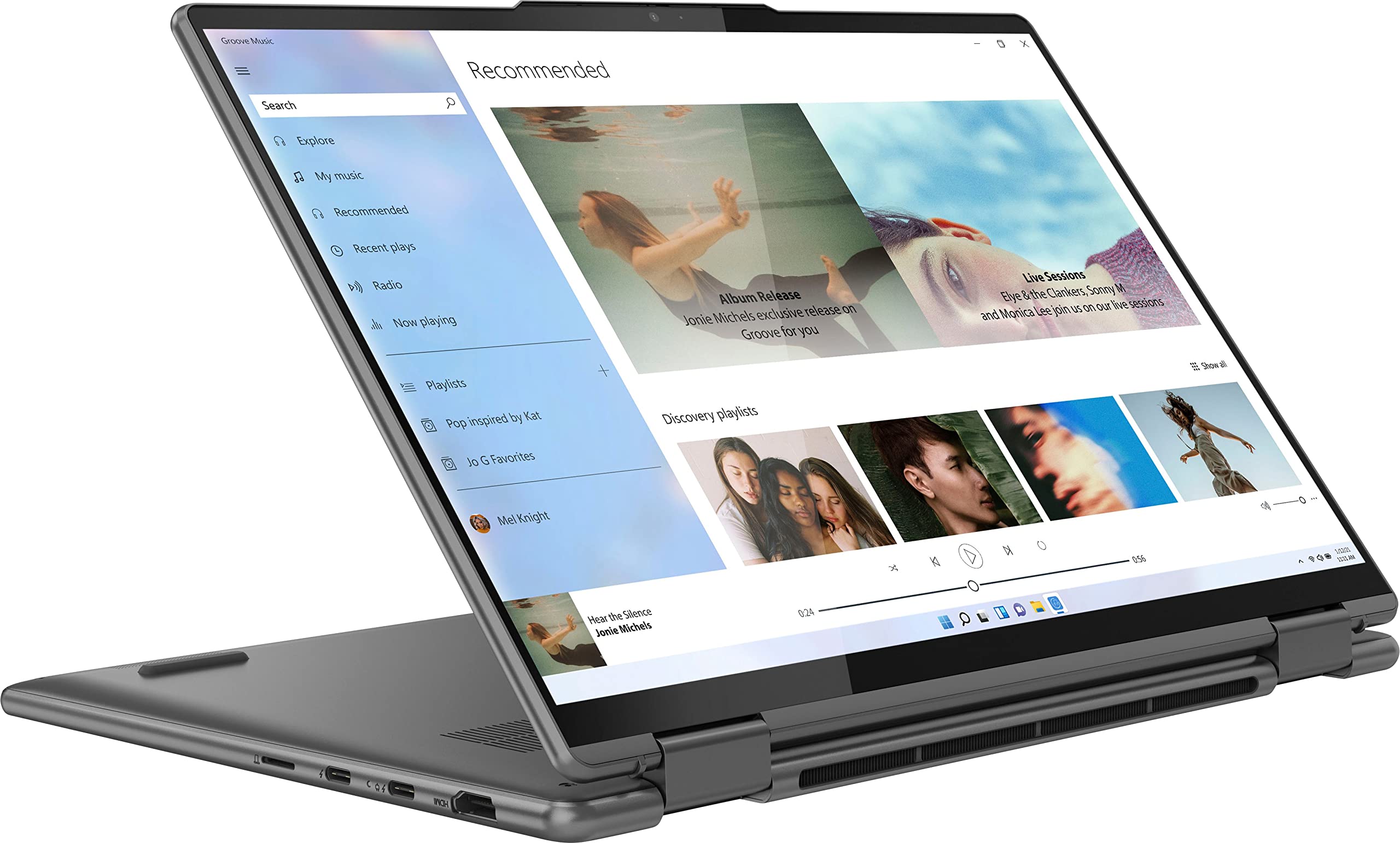 Lenovo Yoga 7i 2-in-1 Laptop, 14" 2.2K Touchscreen, Intel 12th Evo Platform 10-Core i5-1235U, 8GB LPDDR5 RAM, 512GB SSD, Intel Iris Xe Graphics, Thunderbolt, Backlit KB, FP, Win11 H, W/Stylus Pen