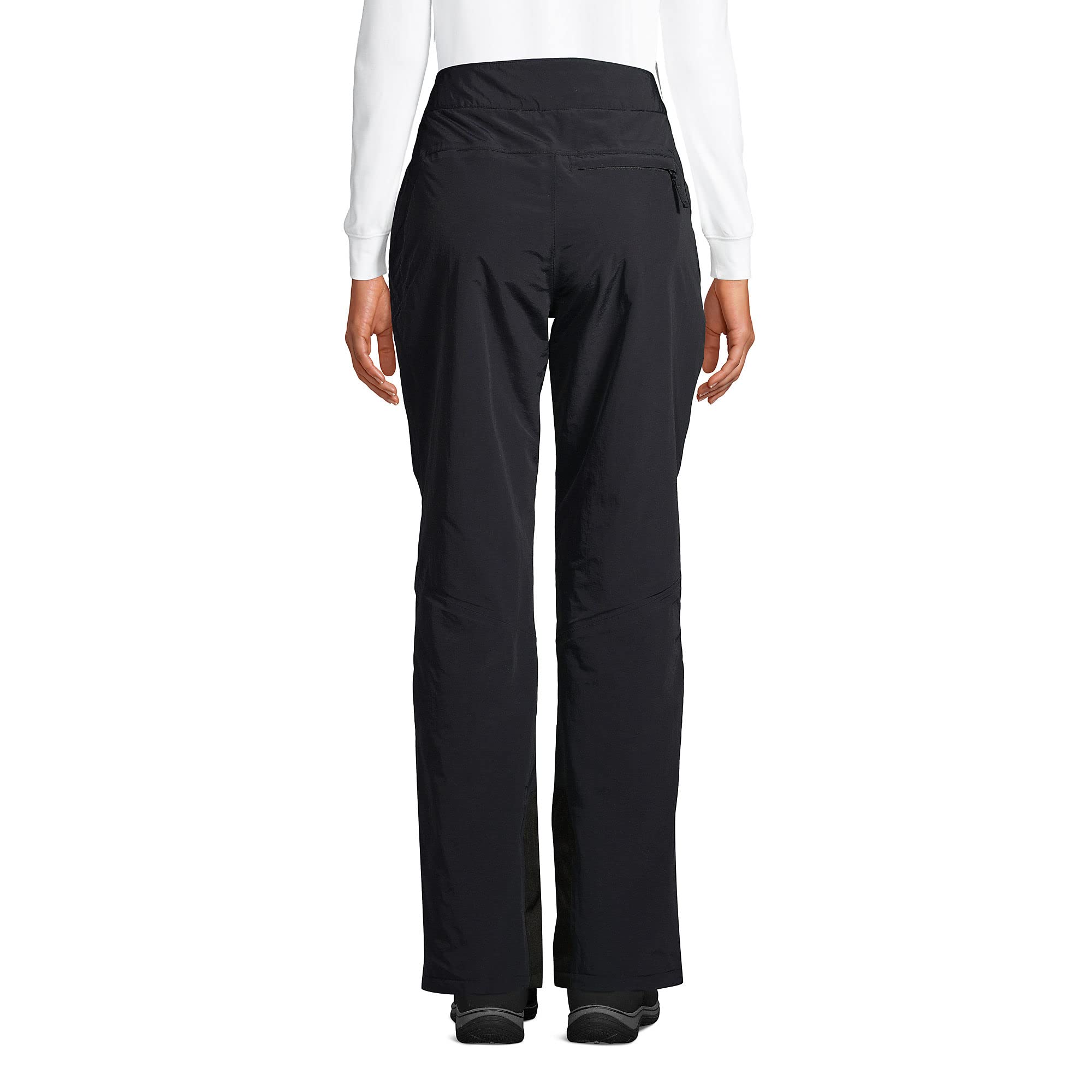 Lands' End Womens Squall Insulated Snow Pants Black Regular Medium