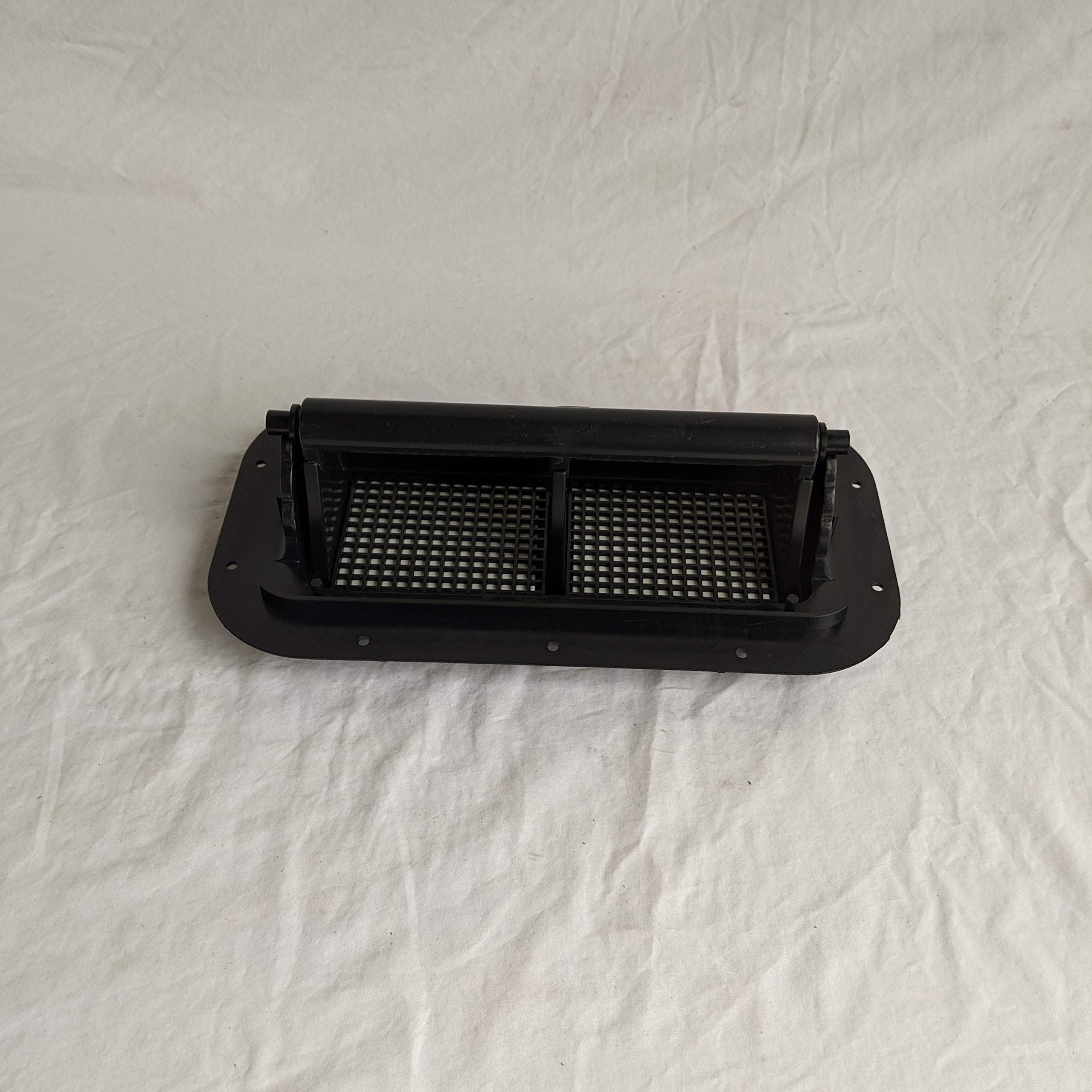 Kay Enterprises Trailer Roof Vent Black Plastic Low Profile Roof Vent Air Flow Horse Toy Hauler RV NO gasket