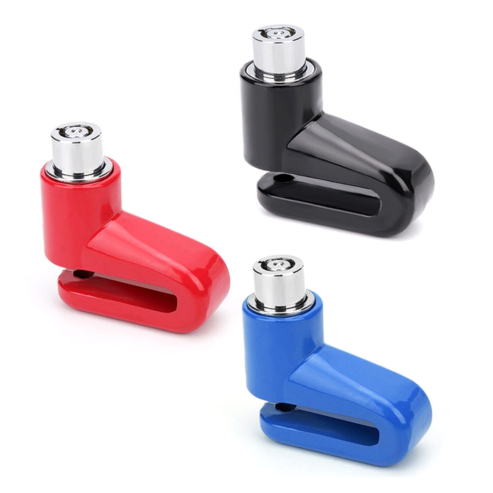 MACIMO Bike Lock Security Anti Theft Disc Brake Lock for Bicycle Motorbike Scooter Safety Theft Protection Lock Anti-Shear (Color : BL)