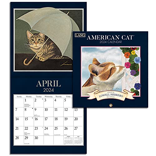 LANG American Cat™ 2024 Mini Wall Calendar (24991079235)