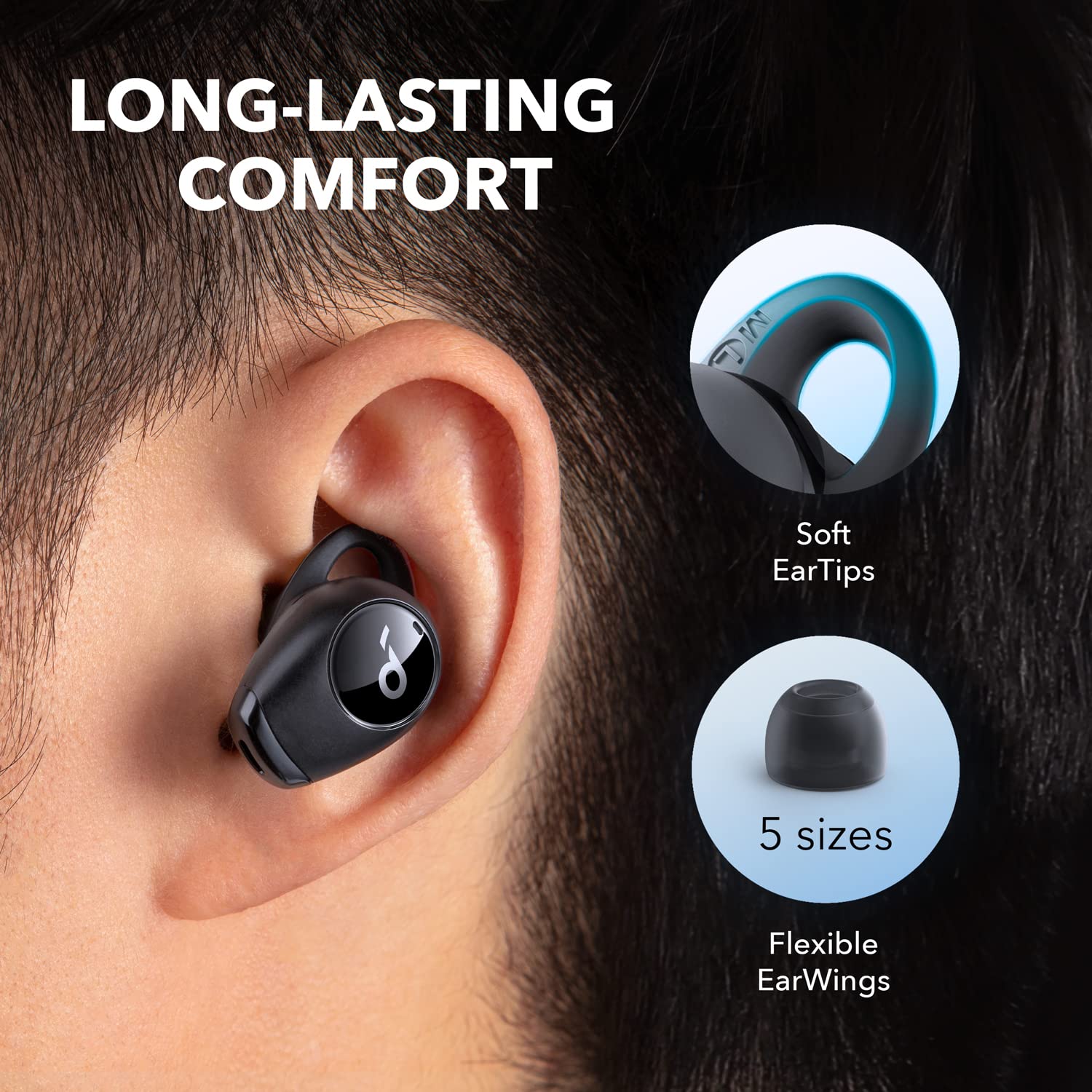 Soundcore by Anker Life Dot 2 XR, Multi-Mode Noise Cancelling Wireless Earbuds, ANC Bluetooth Earbuds with 4-Mic Clear Calls, 35H Playtime, Deep Bass, Fast Charging, Transparency, App