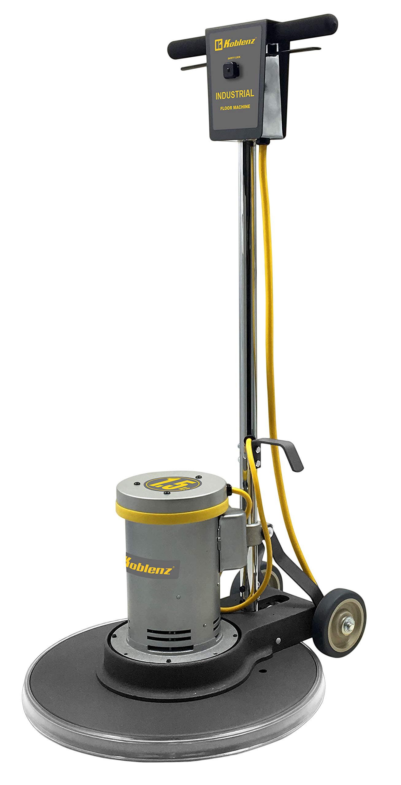 Koblenz Metal Industrial Floor Machine, 17", Grey/Black