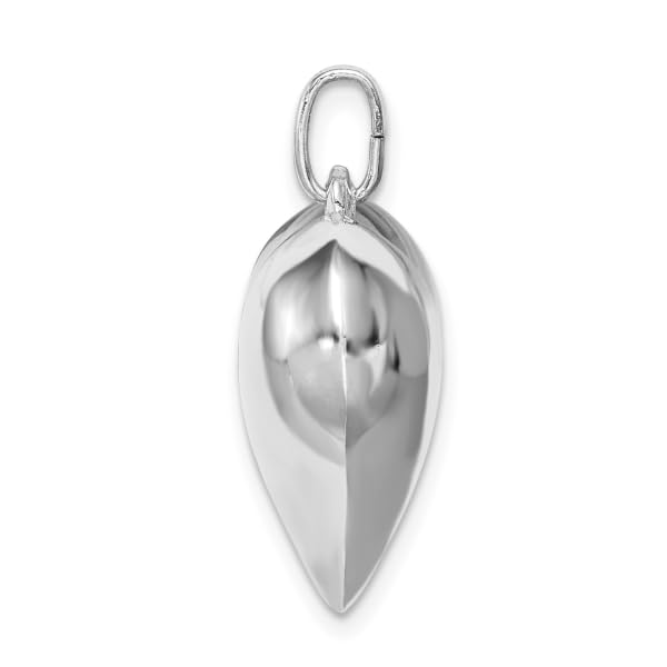 IceCarats 925 Sterling Silver Heart Love Necklace Charm Pendant 25mm x 24mm Only