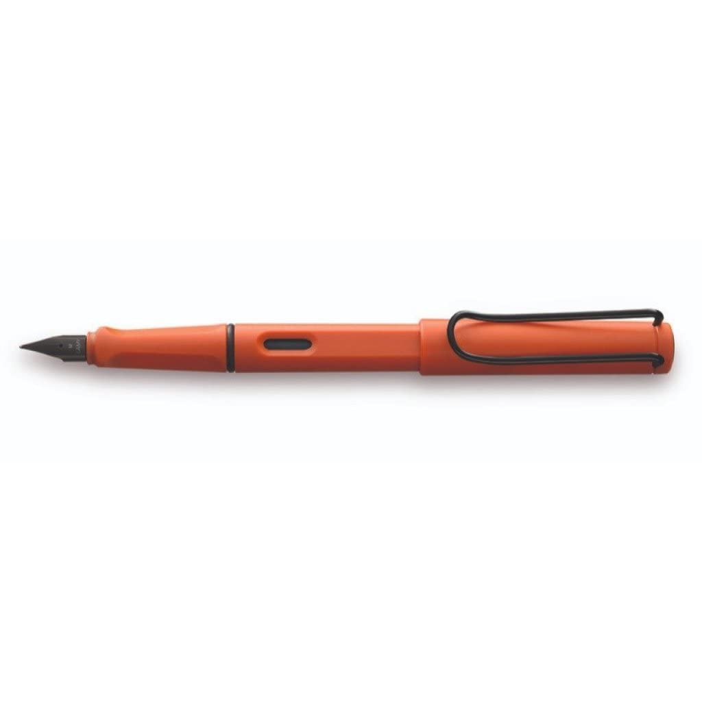 LAMY Safari 041 Fountain Pen - Modern Fountain Pen in Terra Colour with Ergonomic Grip and Timeless Design - Nib Size M