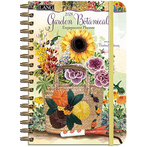 LANG Garden Botanicals 2024 Spiral Engagement Planner (24991011098)