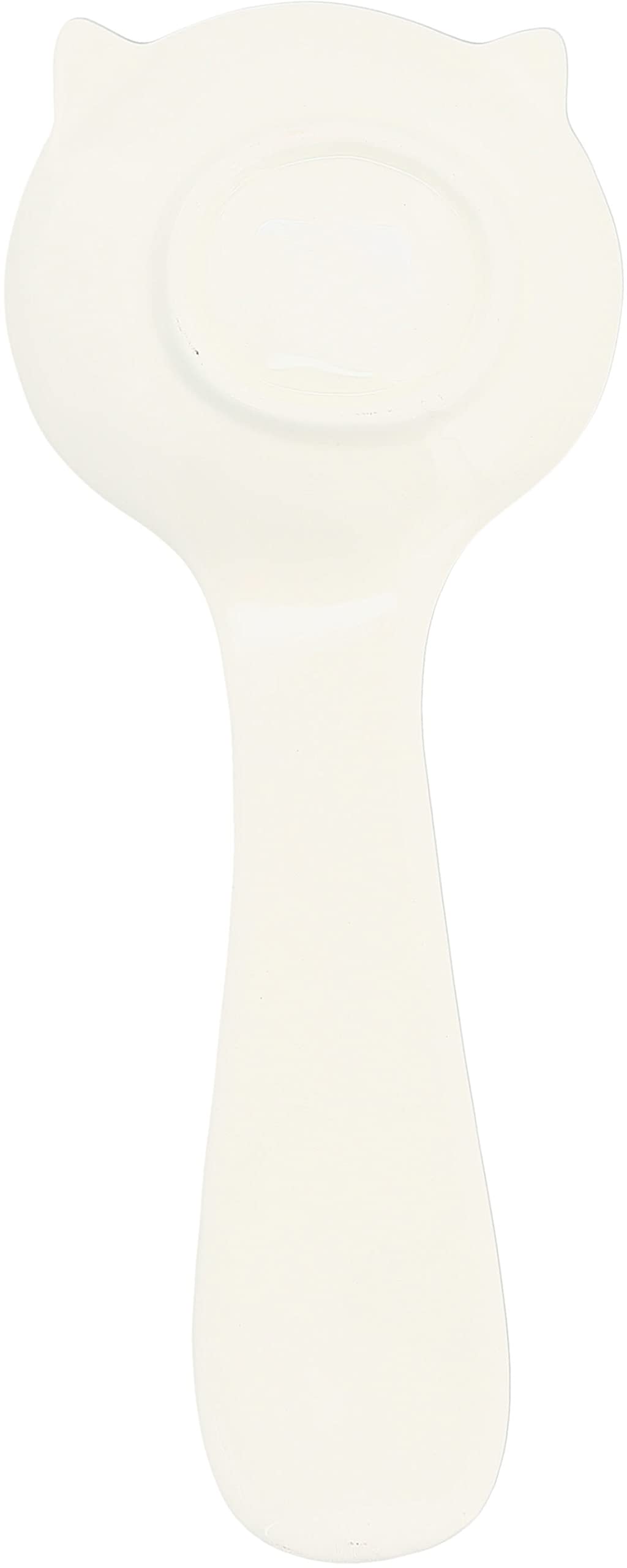Pavilion Gift Company Cat Licked the Spoon-10 spoon rest, 10", White