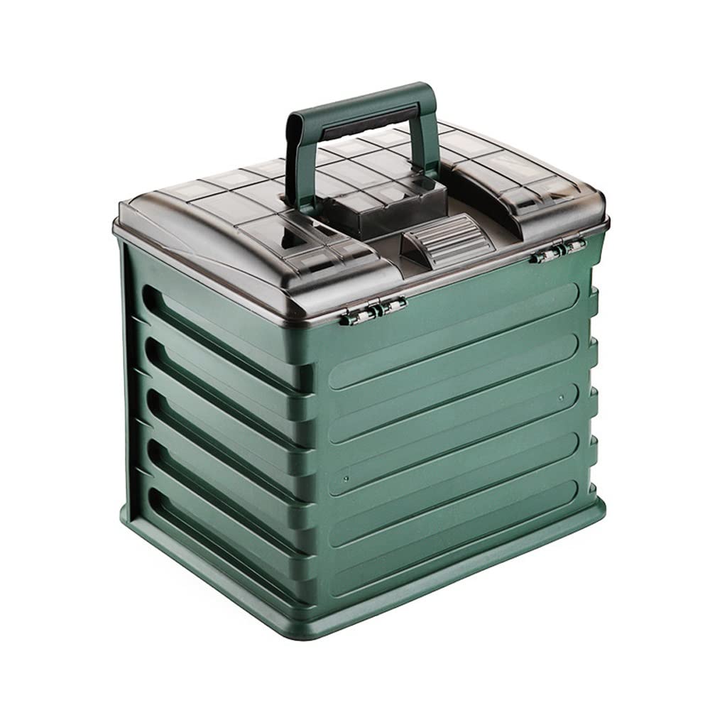 Portable Sea Fishing Bait Box Multi-Layer Fish Lures Organizer Box Durable Lure Storage Case 5 Layers Plastic Case Organizer New