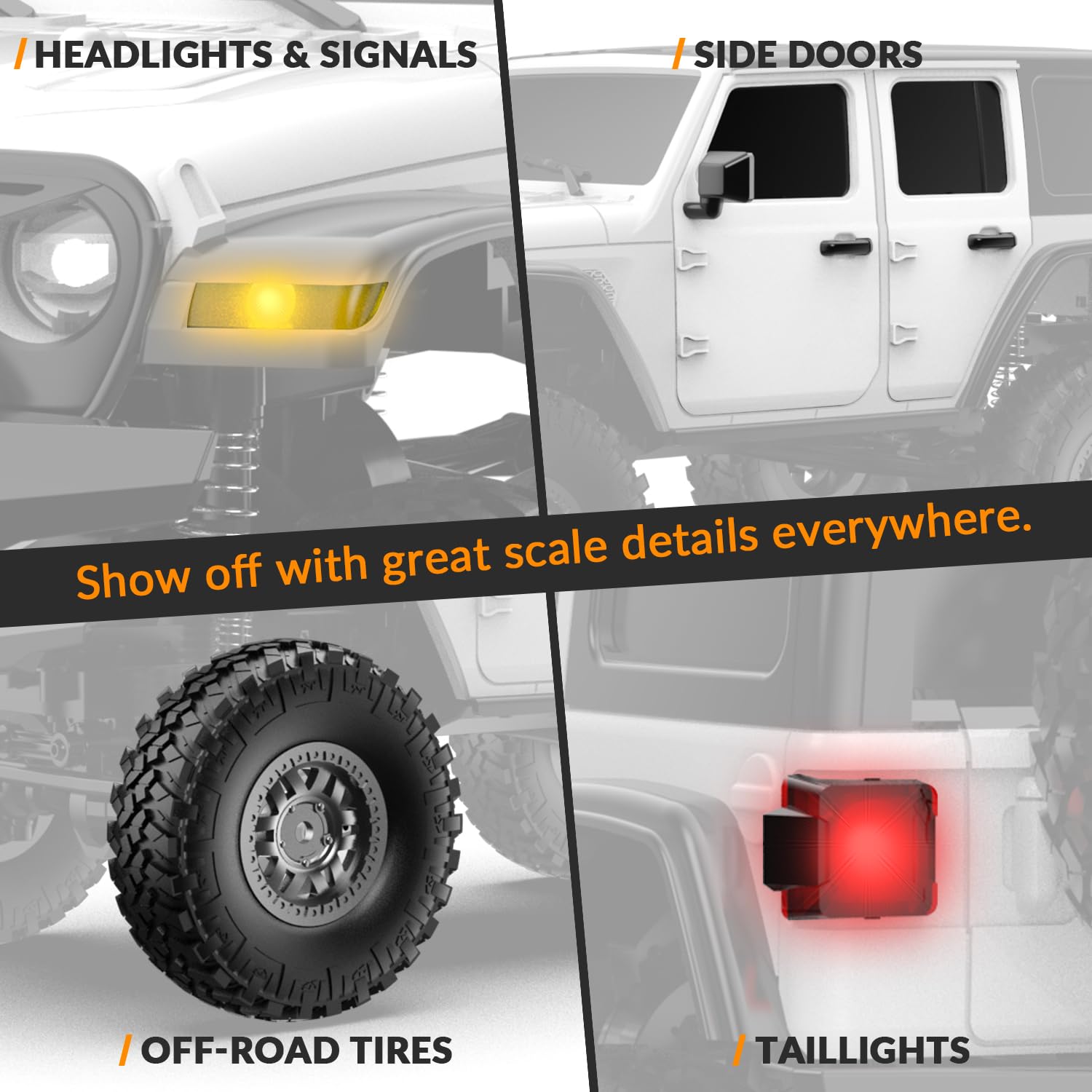 RACENT RC Truck for Boys and Girls