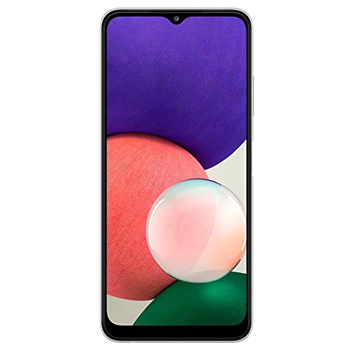 Samsung Galaxy A22 5G (SM-A226B/DS) Dual SIM 128GB/ 8GB RAM, 6.6β GSM Unlocked International Version - No Warranty - White