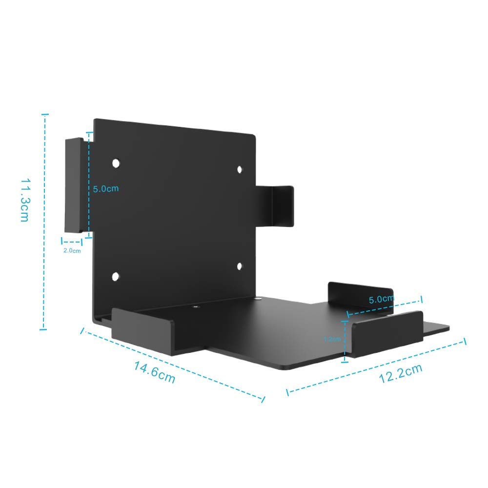 JOYTORN Wall Mount Stand Holder for Xbox Series X Console,Stay Organized Accessories for Xbox Series with 1 Screwdriver,4 Expansion Screws,7 Screws,3 Nuts