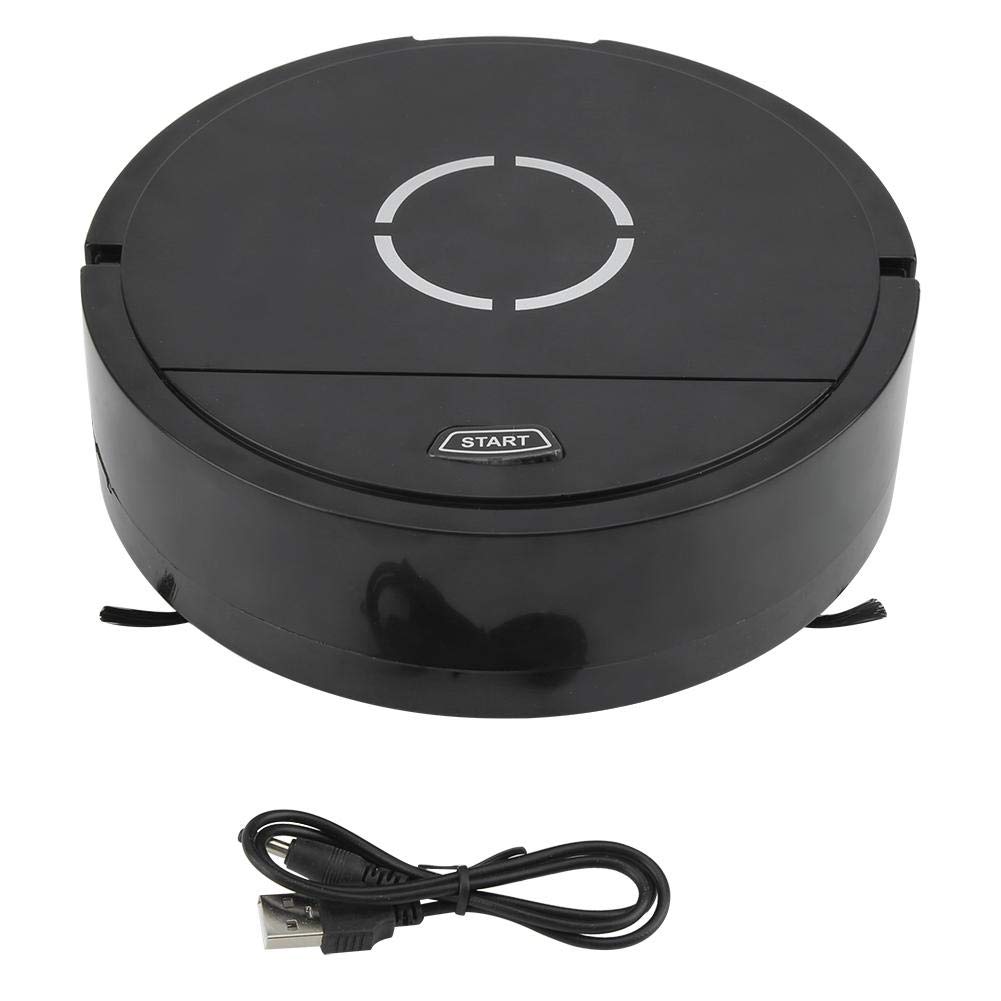 Jectse Sweeping Robot,USB Charging Automatic Sweeping Robot,Household Intelligent Vacuum Cleaner Robot, Strong Absorption of Hair, Fine Debris and Other Debris, Intelligent Avoid Obstacles