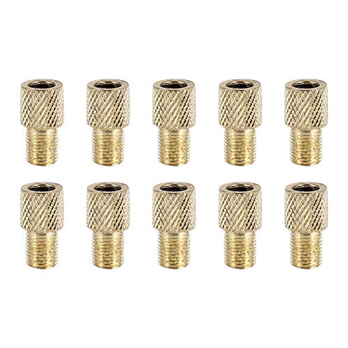 Mxzzand Bike Pump Adapter, Prevent Leakage Practical Brass Convenient Reliable Valve Adapter for Road Bike