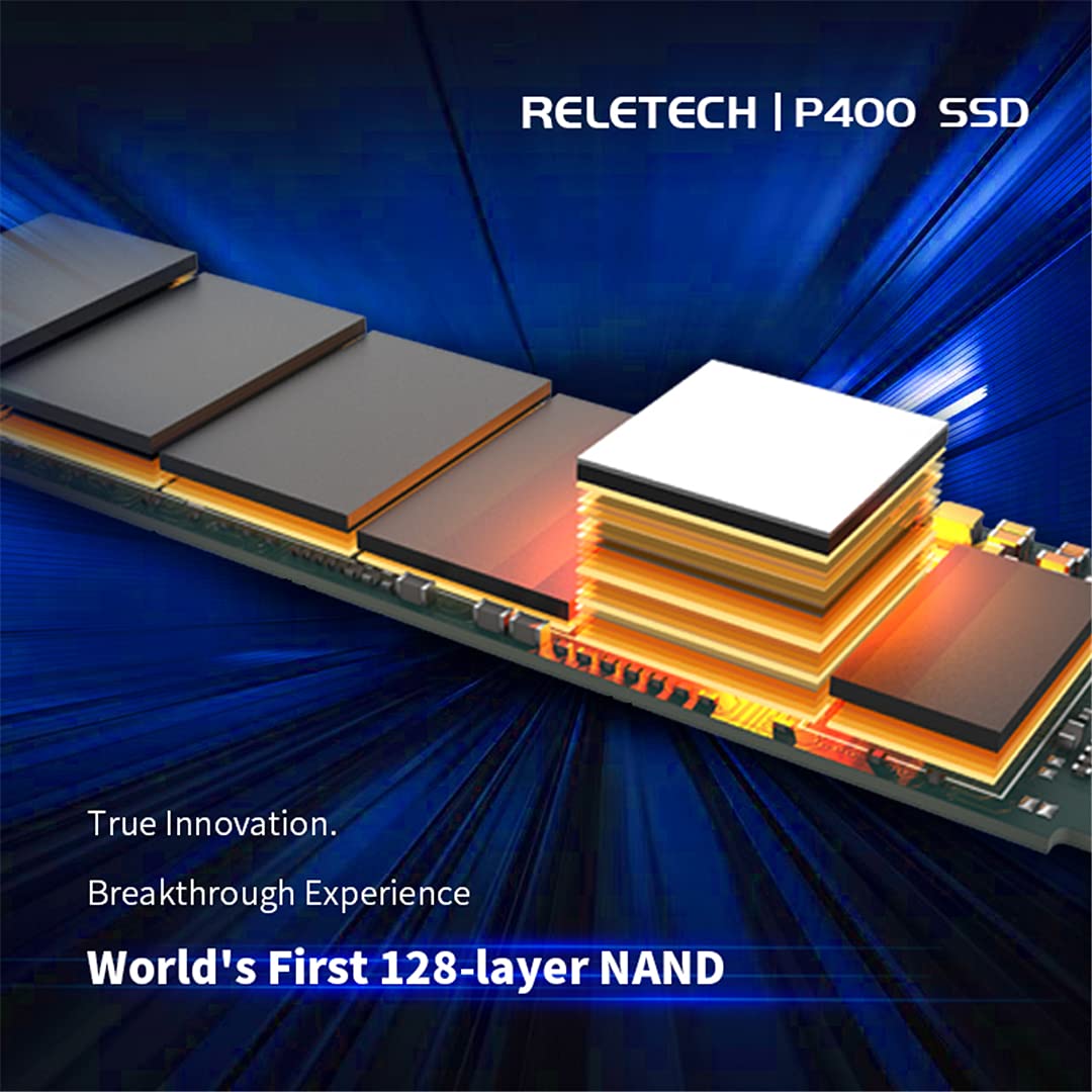 Reltetech M.2 Type-C 10GPS Hard Drive case and P400 M.2 SSD 3500M/S 1TB