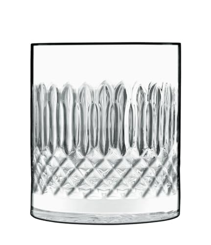 Luigi Bormioli Diamonte 12.75 oz. Double Old Fashion Glass, Set of 4 12769/01