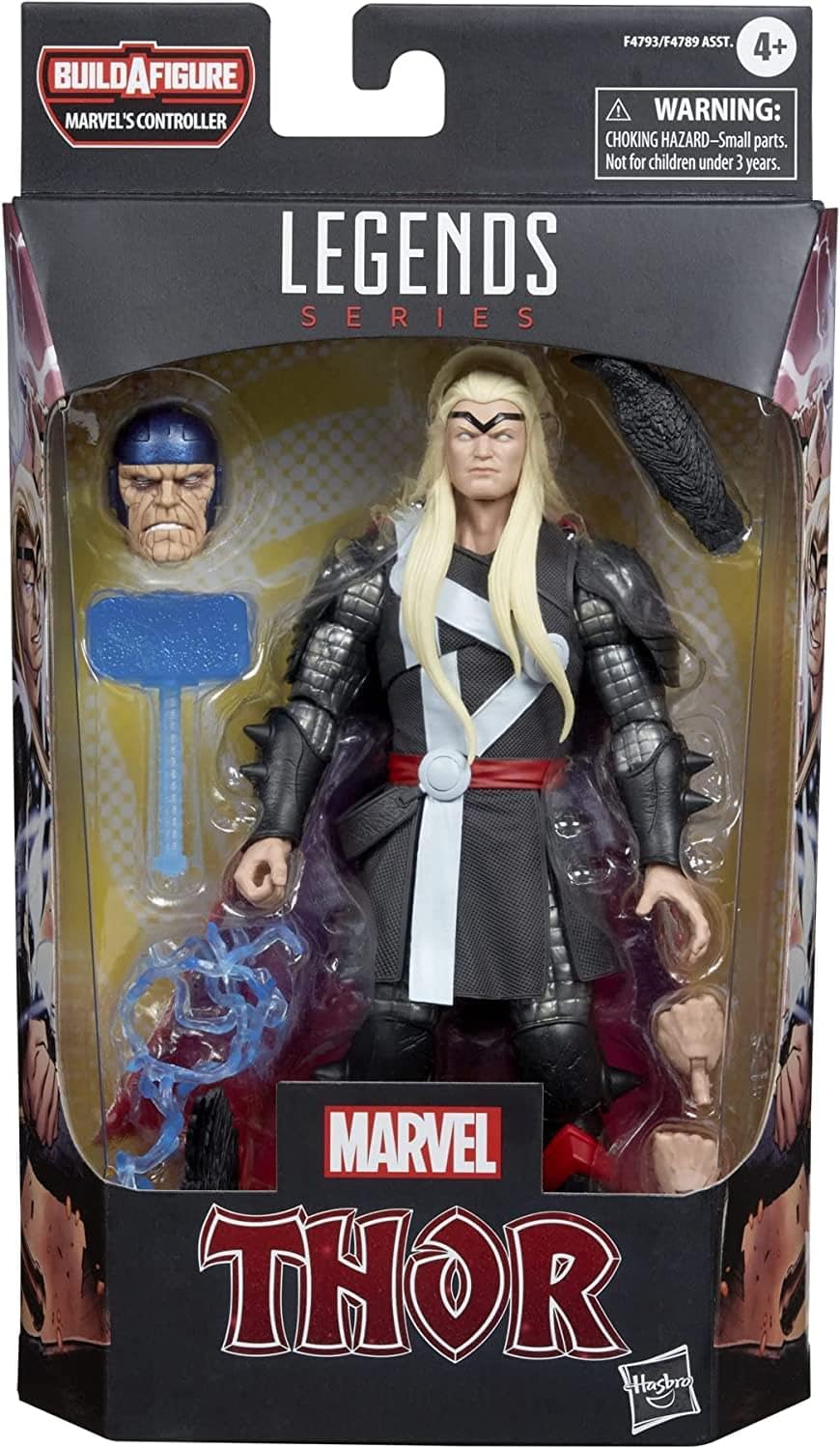 Marvel Legends Series Thor Herald of Galactus Comics Action Figure 6-inch Collectible Toy, 6 Accessories, 1 Build-A-Figure Part