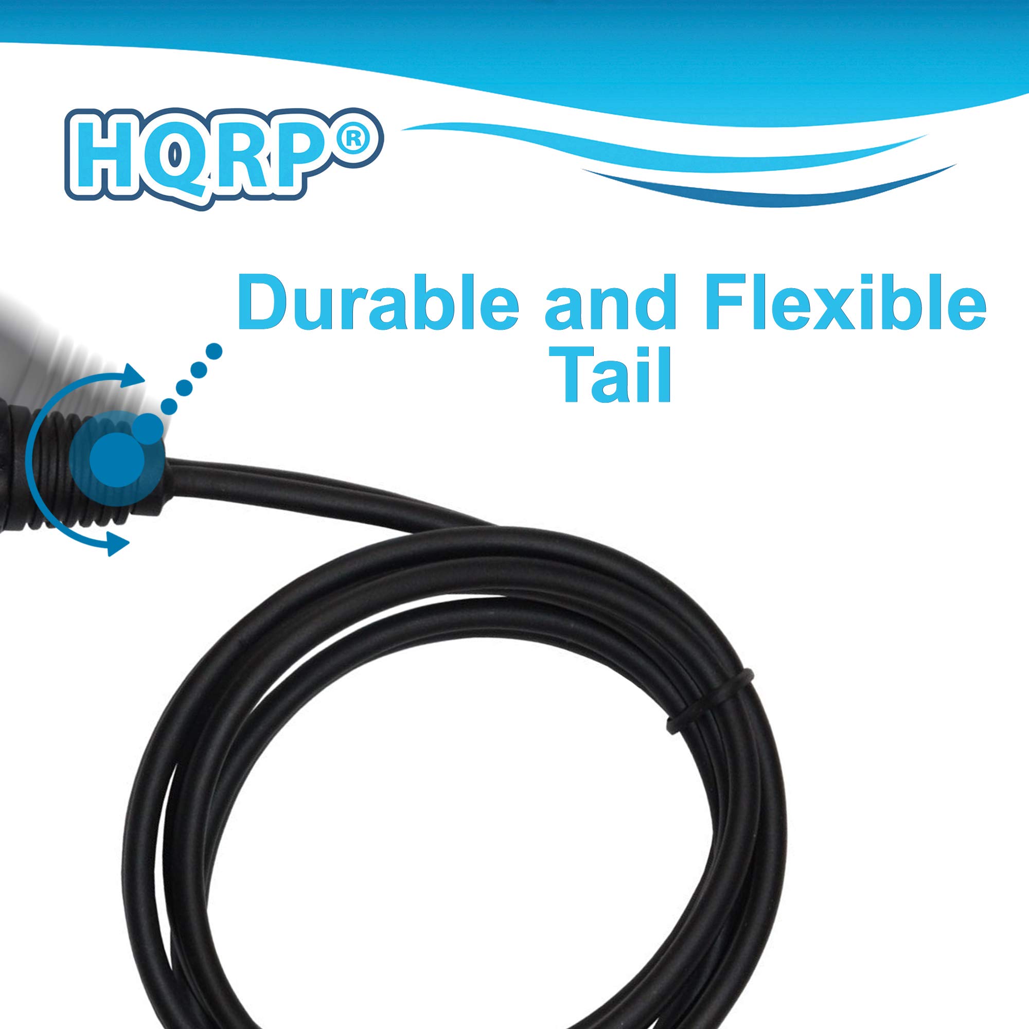 HQRP TA4F Mini Connector to 1/4 Right Angle Instrument Cable Compatible with Line-6 Relay G50 G55 G90 Digital Wireless Guitar System TBP12 Transmitter 98-033-0003