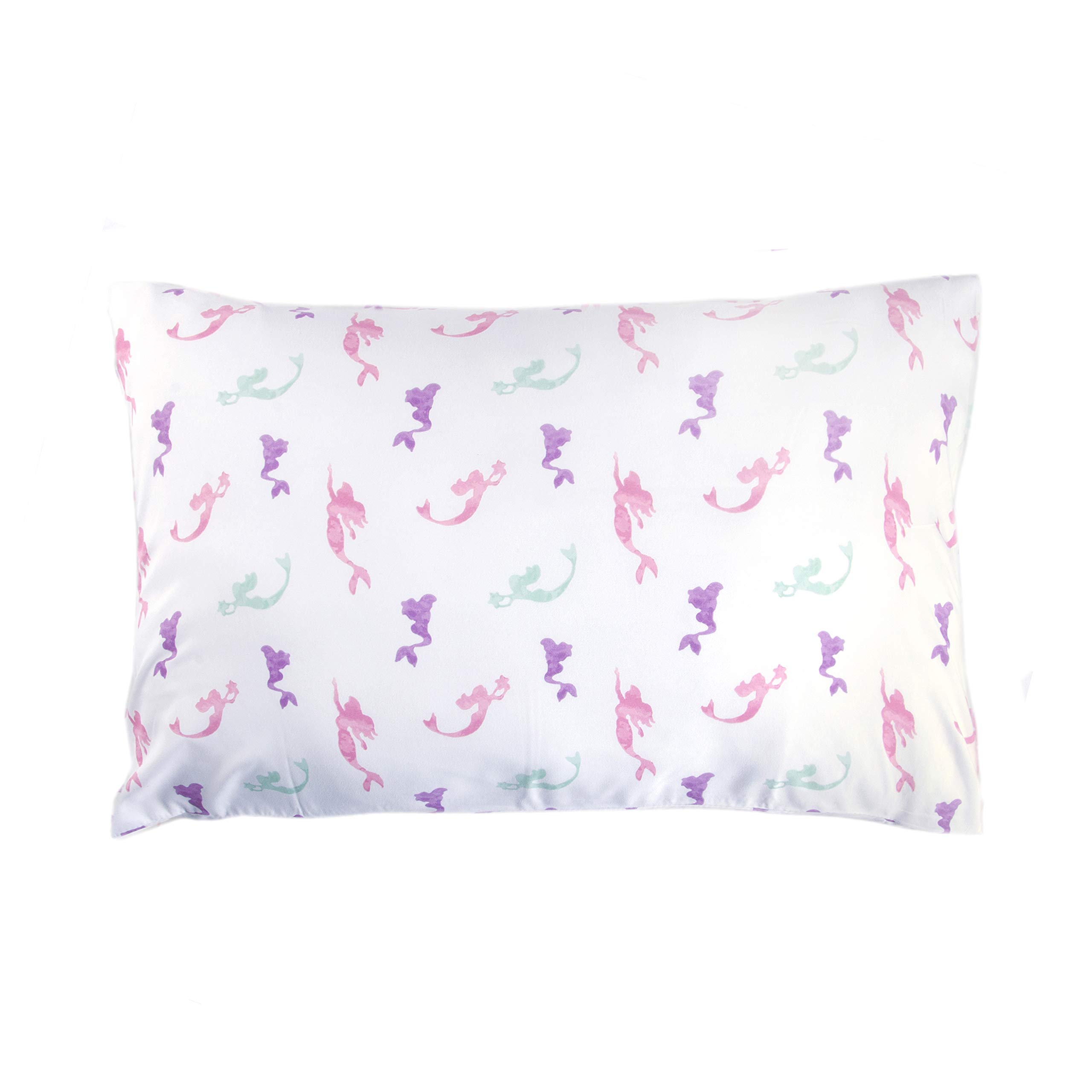 Kids Rule 4-Piece Mermaid Sheet Set | 1 Full Flat Sheet, 1 Full Fitted Sheet & 2 Queen Pillowcases | 100% Softly Brushed Microfiber Polyester | Soft, Smooth & Durable | Ideal for Kids | Multicolor