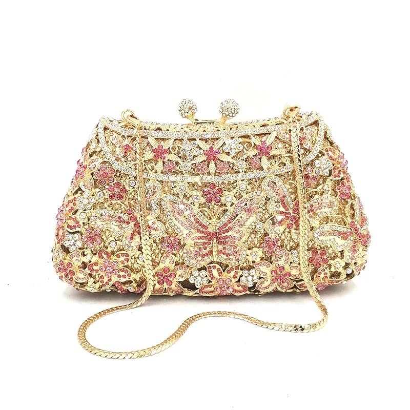 MJWDP Clutches Women Evening Party Bag Crystal Purses Crystal Clutches Bridal Wedding Party Small Purses