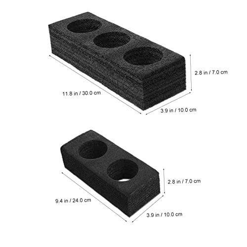 JEWEDECO Takeout Cup Holder 4 Pcs Cup Holder Drink Holder for Couch Black Coffee Cups Black Tray Drink Carrier Tray Beverage Carrier for Drink Carry Holder Coffee Carrier for Cup Holders