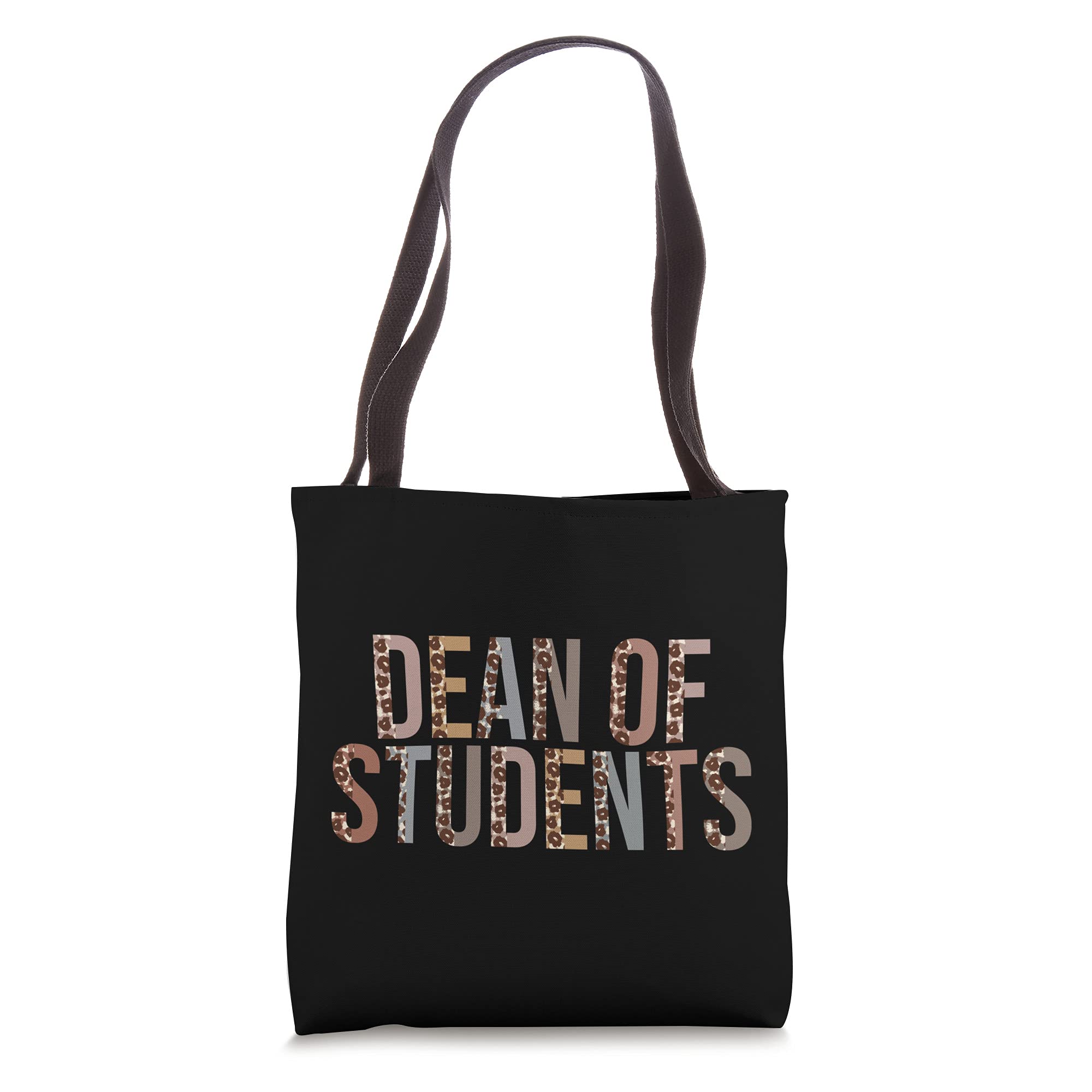 Leopard Dean of Students Supplies Funny Back to School Tote Bag
