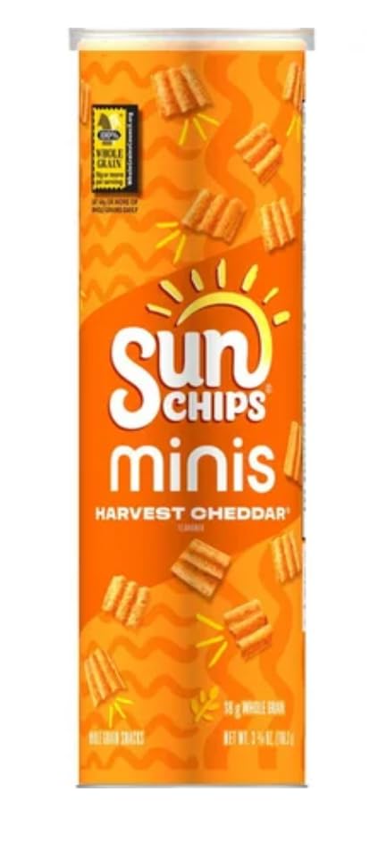 Sunchips, Cheetos, and Doritos Variety Pack, Minis Canisters, 6 Pack