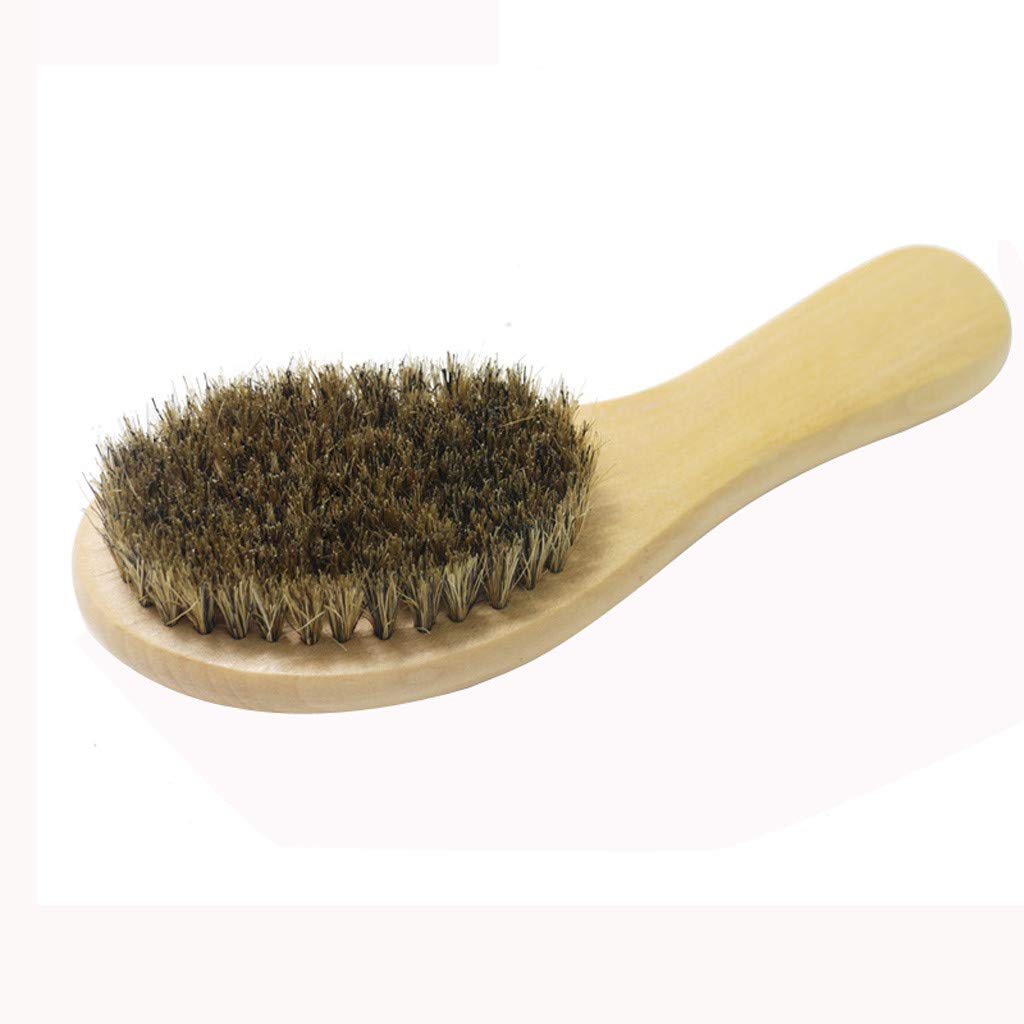 Shaving Wood Barber Shave Brush Natural Handle Hair Men Tool Bristles Brush VZc341