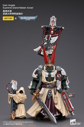 JoyToy Warhammer 40K Dark Angels Supreme Grand Master Azrael 1:18 Scale Action Figure