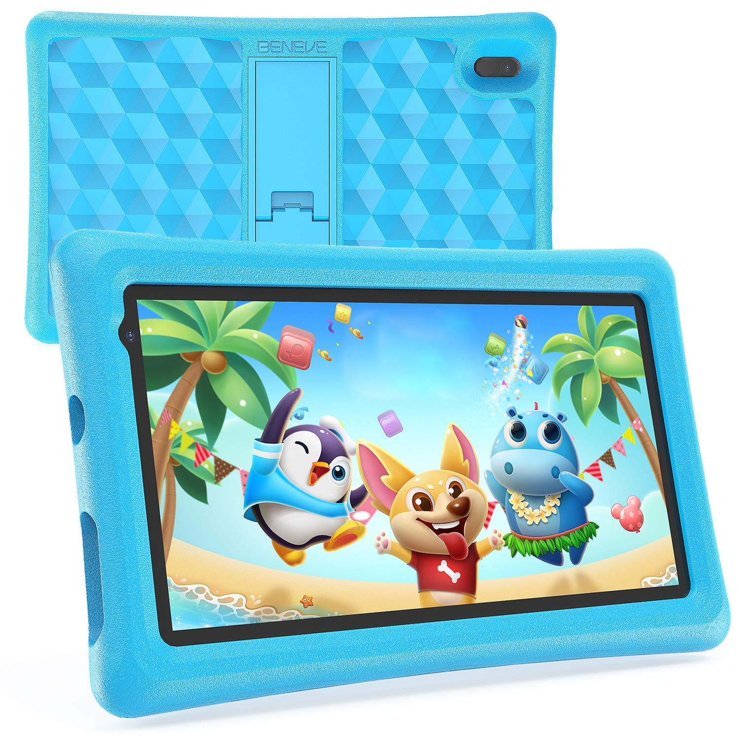 Kids Tablets, 7 inch Tablet for Kids Toddlers, Android Kids Tablet Children Tablet 2GB+32GB with Parental Control, Bluetooth, WiFi, Dual Camera, Google Play Store Pre Installed (Blue)
