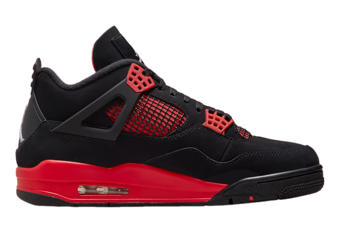 Jordan Mens Air 4 Retro CT8527 016 Red Thunder - Size 9