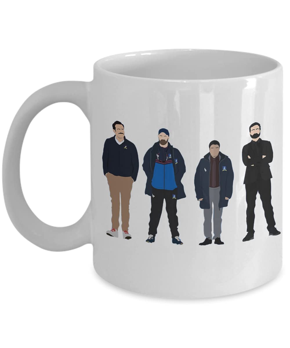 MT Gifts Ted Lasso Mug - Roy Kent - Afc Richmond - Believe Ted Lasso - Be Curious - Ted Lasso gift - Ted Lasso Coffee Mug 11oz, White