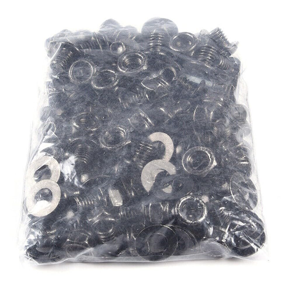 kikubiou Universal Pocket/Rivet Style Fender Flares Screw/Bolt Hardware Kit Left Right Front Rear A-02RSL0001ABK