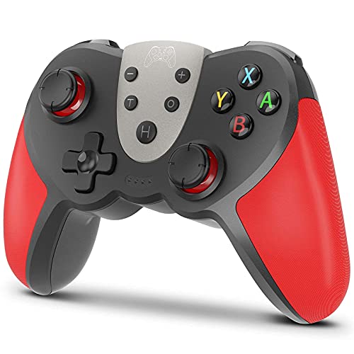 KINGEAR Nintendo Switch Wireless Controller with NFC for Animal Crossing, 6 Axis, Turbo, PC Compatible