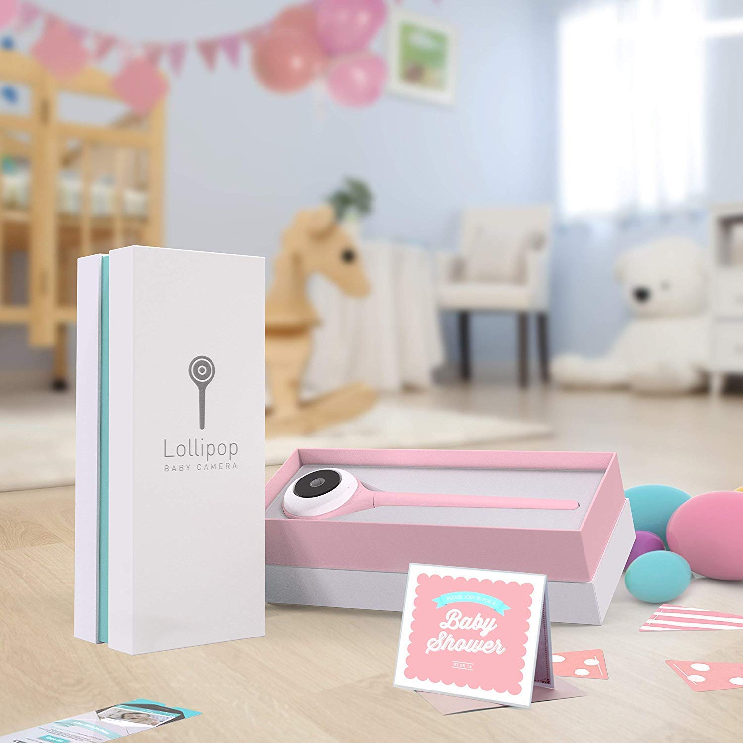 Lollipop Smart Baby Monitor HD WiFi & Wall Mount