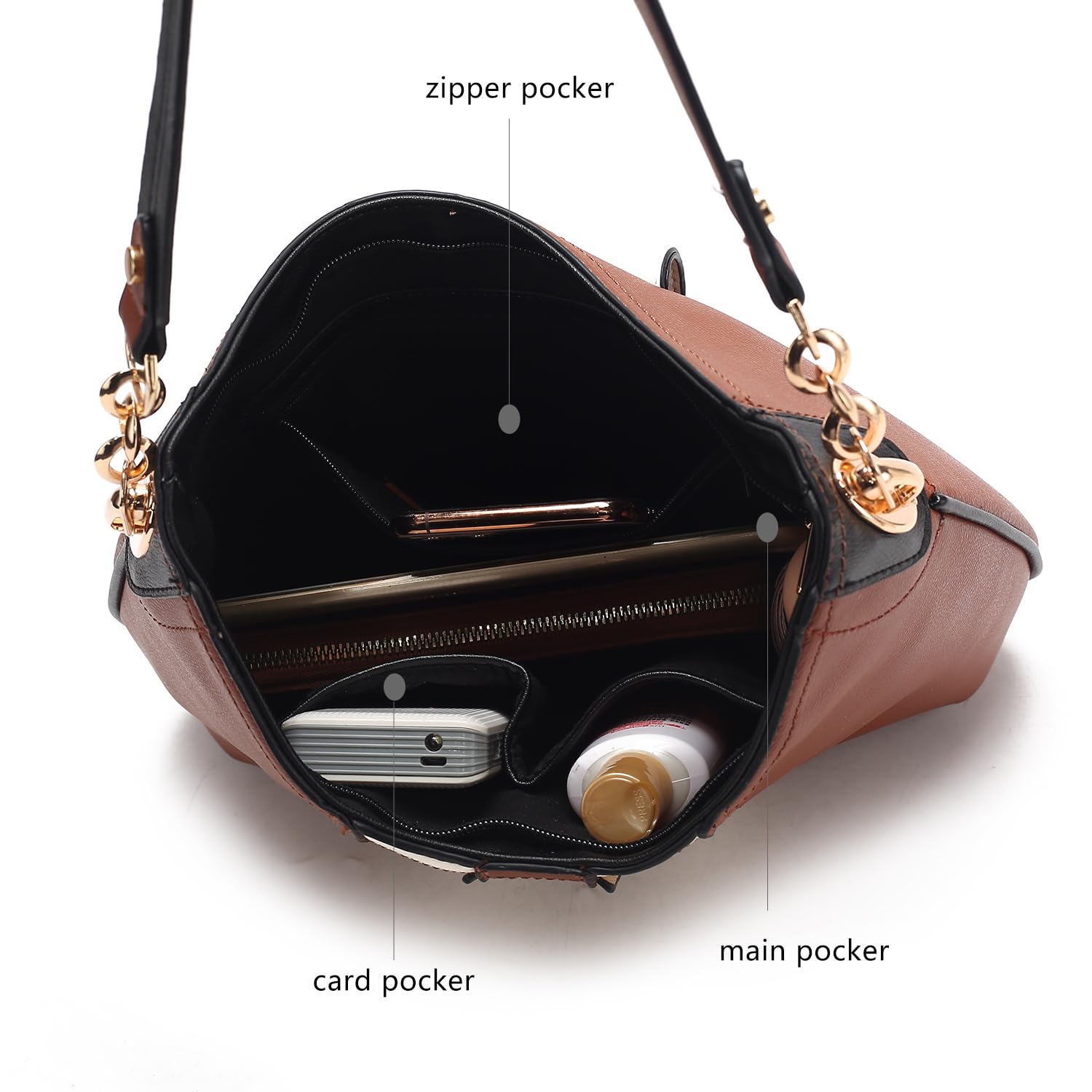 MKF Collection Shoulder Bag for Women, Handbag Purse Top-Handle Satchel Bag