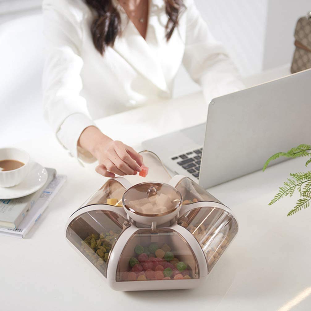 Multi Sectional Snack Serving Tray Set with Lid, Serving Tray/Platters, Snack Nut Bowl Set For Parties,TV,Family,Salad,Chips,Nuts,Peanuts Bowls