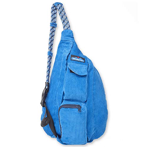 KAVU Mini Rope Cord Bag Corduroy Sling - Strong Blue
