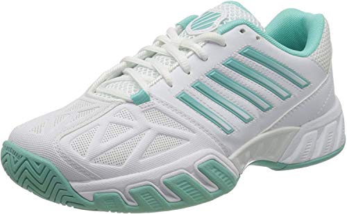 K-Swiss Performance Women's Tennis Shoes, White White Aruba Blue 121, 7 UK
