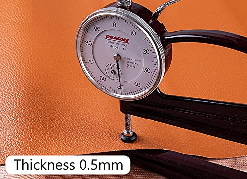 Sand 2 Yards 54" x 72" Soft Synthetic Vinyl Fabric Faux Leather Sheet 54" Wide by The Yard Auto Home Commercial Upholstery Projects Cushion, Seat & Table Pads, Hair Decors(Plus Free Extra 6โ)