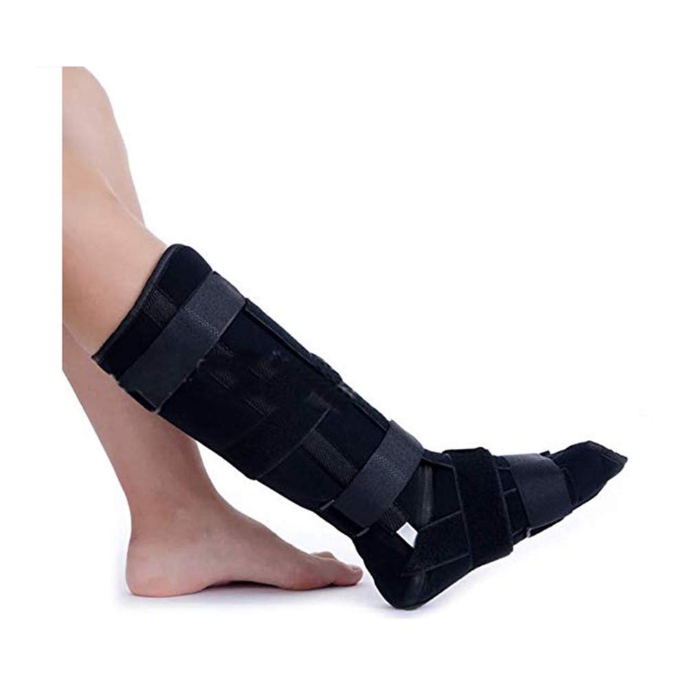 JJZXPJ Foot Drop Brace，Ankle Splint Breathable Adjustable Plantar Fasciitis Night Splint Ankle Support Brace for Sprains, Strains, Post-Op Cast Support and Injury Protection (Size : L)