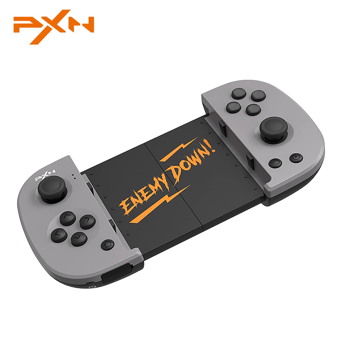 Mobile Game Controller, PXN P30PRO Retractable Low Latency FPS Game Gamepad, Micro USB Plug and Play E-Sports Gamepad for 4-6.67inch (Stretch: 6.5) Android/Apple/Samsung Smartphones - Gray