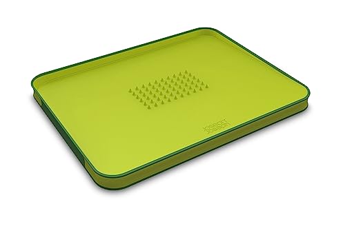Joseph Joseph Cut & Carve Multi-Function Cutting Board, Large, Green