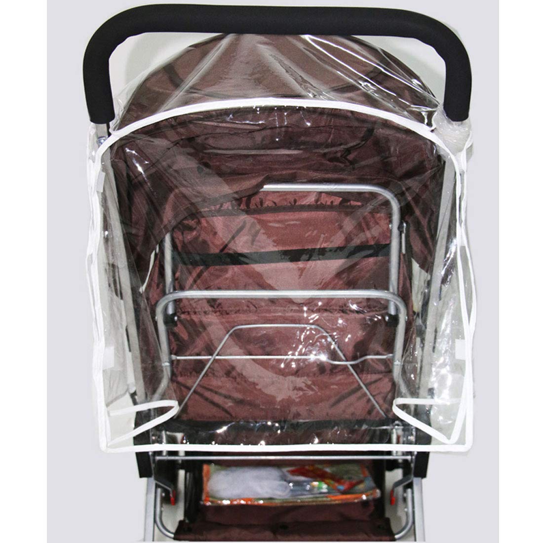 Levoberg Weather Shield for Double Stroller Universal Baby Stroller Rain Cover for Baby Outdoor Protection Wind Shield (Style 1)