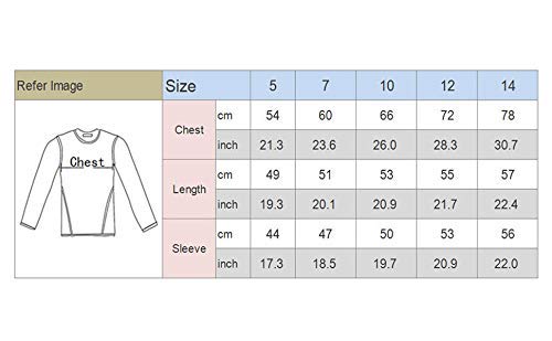 LANBAOSI Boys&Girls Long Sleeve Compression Soccer Practice T-Shirt