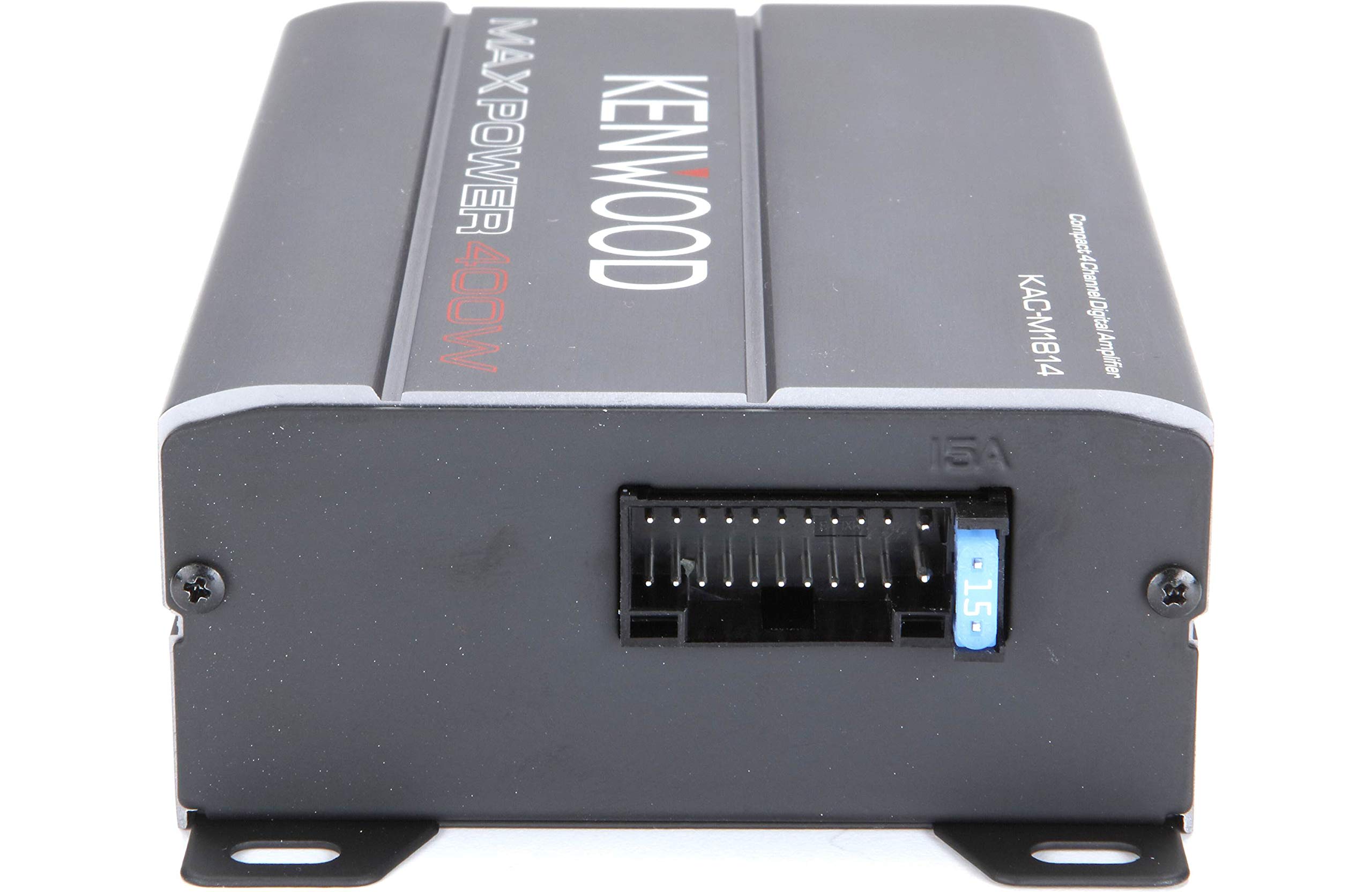 Kenwood KAC-M1814 4-Channel Compact Bridgeable Marine/Motorsports 400W Max Power Digital Amplifier