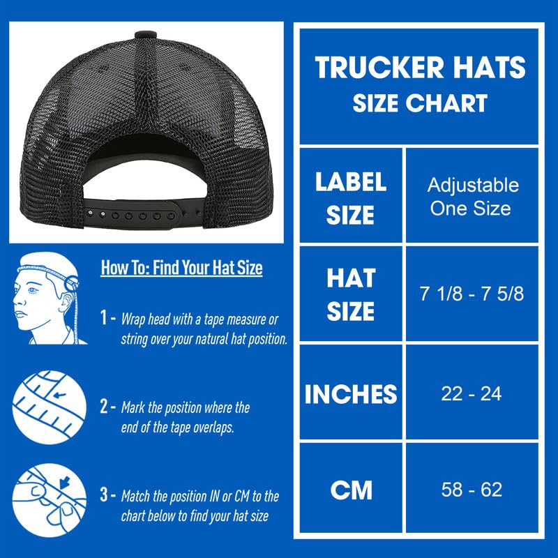 Mountains Sky Trucker Hat, Mesh Outdoor Hat for Men Women, Adjustable Snapback Baseball Cap